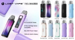 World First Sub Ohm Dual Mesh Pod-Lost Vape Thelema Nano Pod System Kit ...