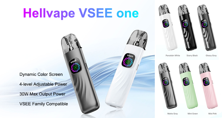 Superior Within, Stylish Beyond- Hellvape VSEE Pod System Kit 1000mAh ...