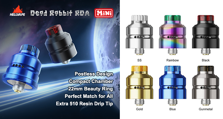 Hellvape Dead Rabbit Mini RDA - Big Flavor in Mini Size - Smokstore Blog