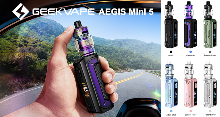 Geekvape Aegis Mini 5 Vape Mod Kit with Z Nano 3 Tank 3200mAh - IP67 ...