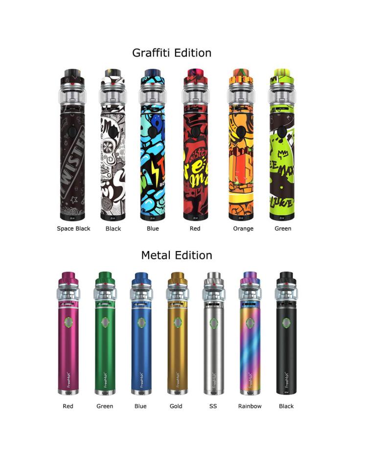 Freemax Twister 80W Starter Kit With Fireluke 2 Mesh Tank