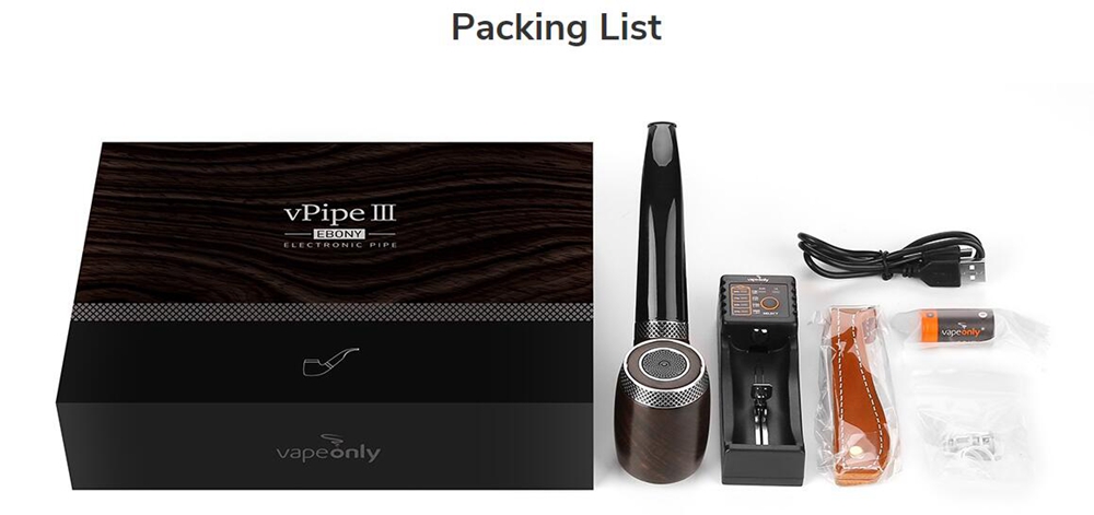 Vapeonly vPipe III Ebony 24W 18350 Epipe Kit